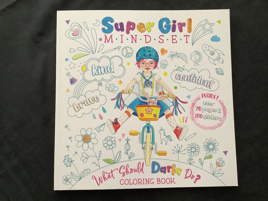 Super Girl Mindset, What Should Darla Do?, Coloring Book and Stickers ...