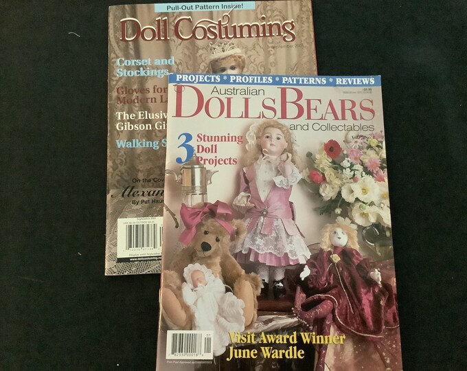Doll Magazines, Australian Dolls and Bears and Doll Costuming, 2001, 2 ...