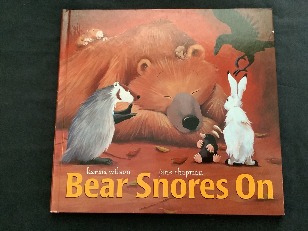 Bear Snores On Hardcover Kohls Care Book by Karma Wilson - Etsy