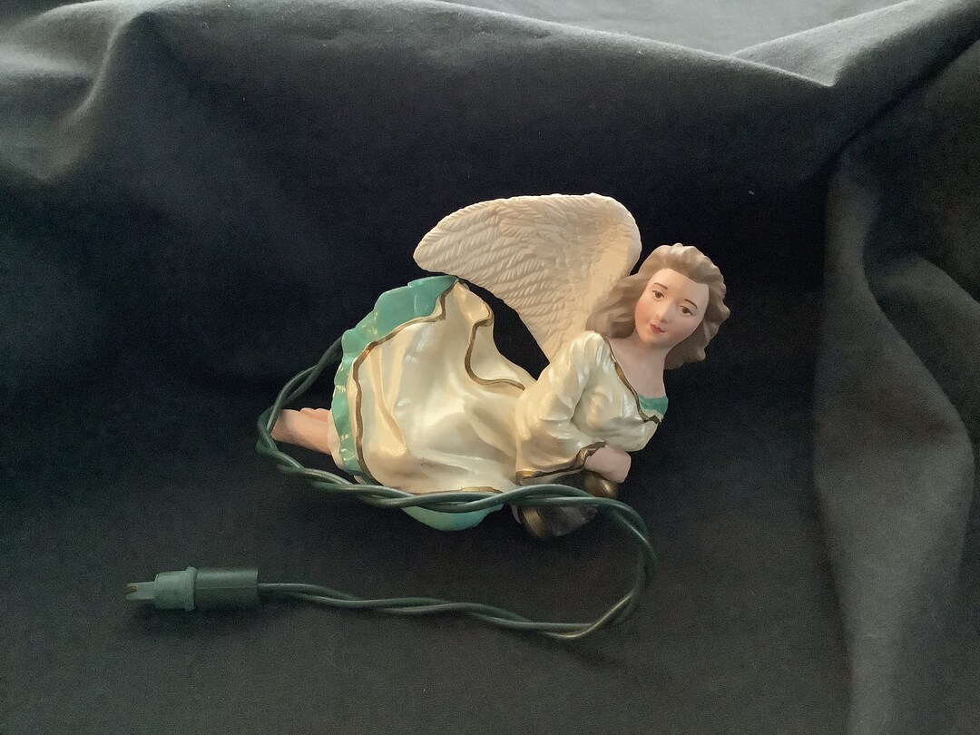 Hallmark Lighting the Way Angel, Flickering Light Ornament, 1995 - Etsy