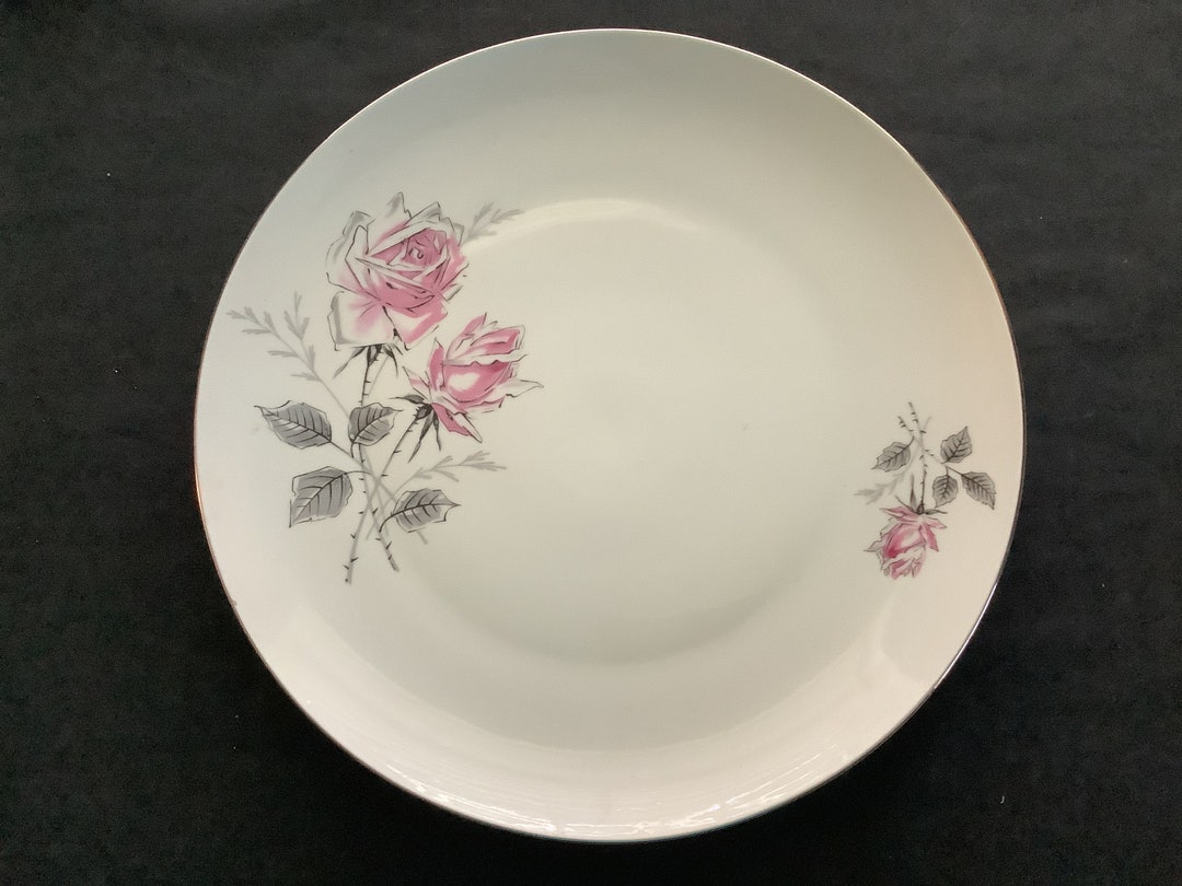 Silver Rose, Fine Bohemian China, Platter, 12 1/2 Inch, Good Condition ...