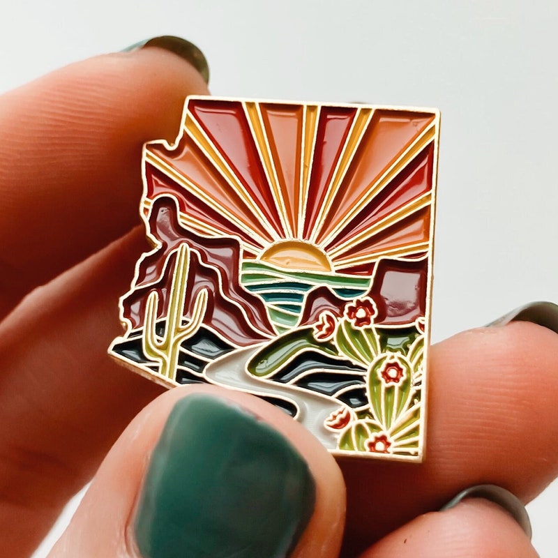 Phoenix Pin - Etsy