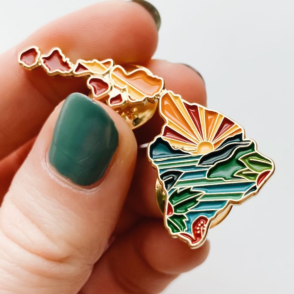 Hawaii Pin - Etsy