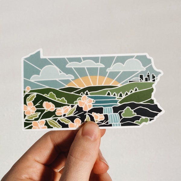 Pennsylvania Decal - Etsy