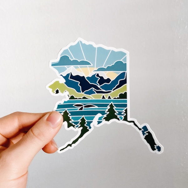 Alaska Sticker - Etsy