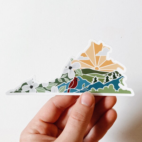 Virginia Bumper Sticker - Etsy
