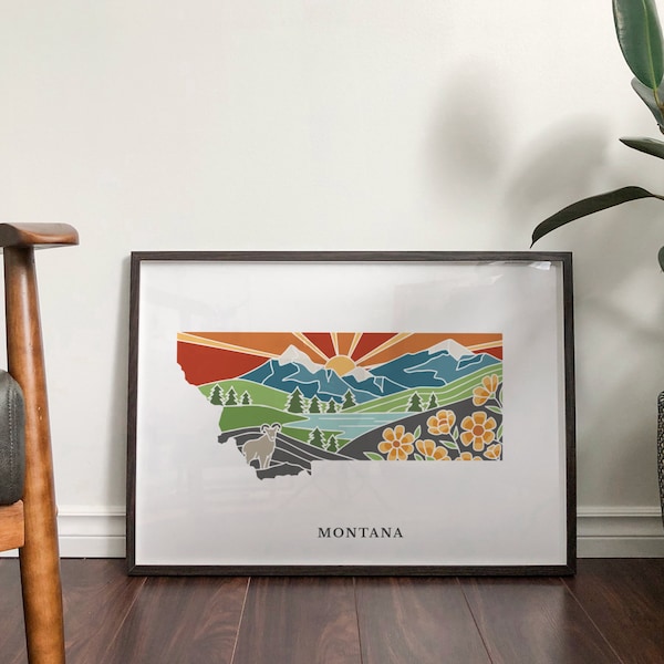 Montana Art Etsy