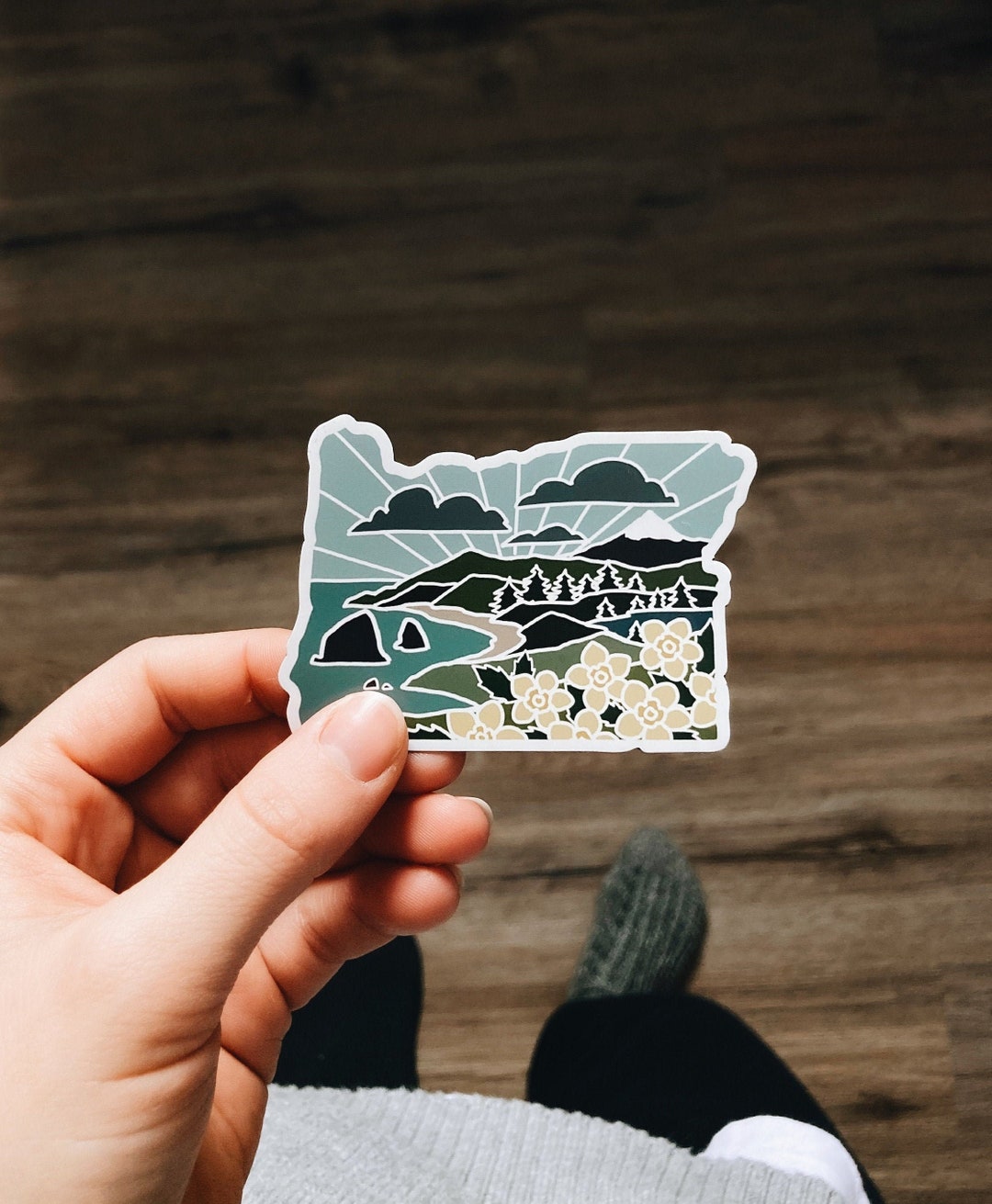 Oregon Car Magnet | Weatherproof State Magnet | Outdoorsy Magnet ...