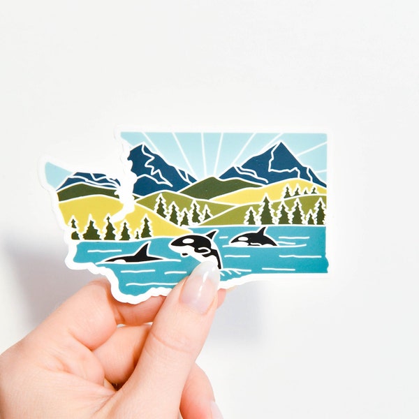 Washington Sticker - Etsy