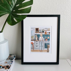 Kitchen Print Watercolor Illustration Wall Art - Etsy