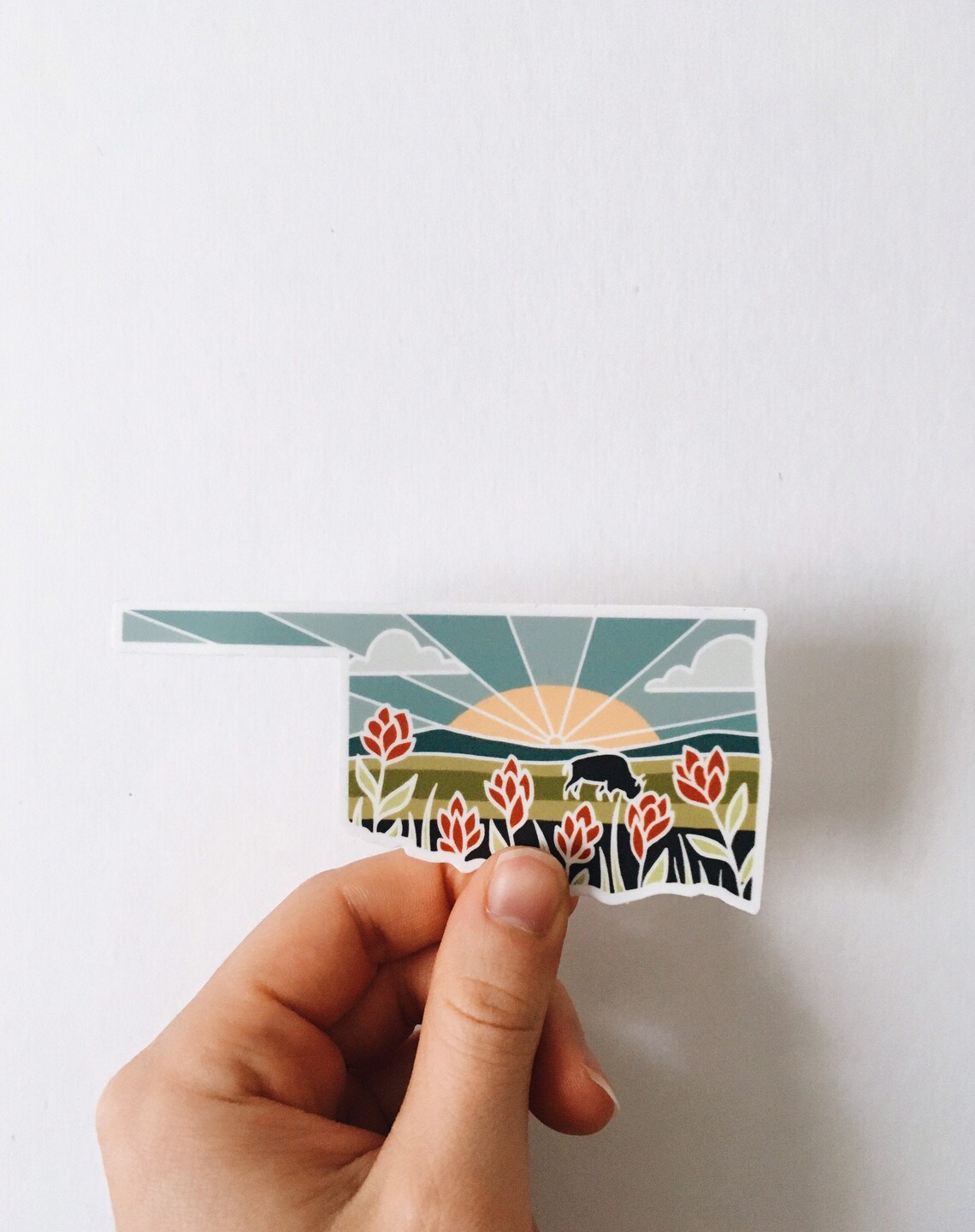 Oklahoma Durable Sticker High Quality Bumper Sticker - Etsy