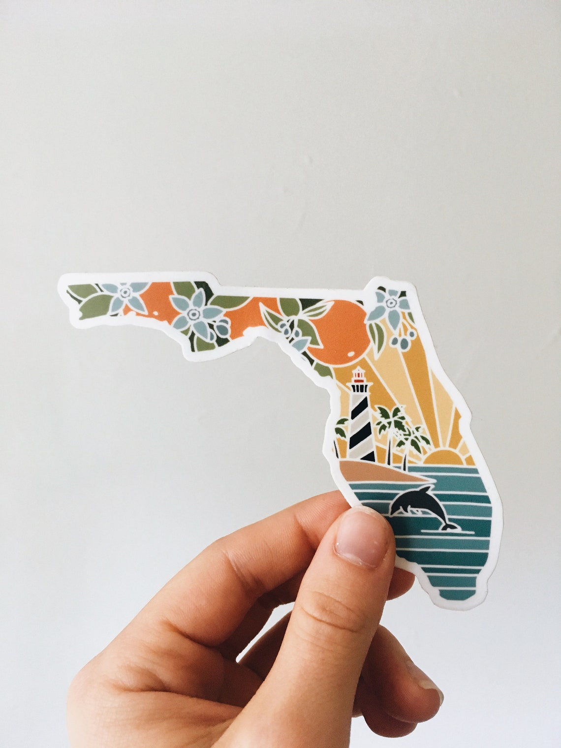 Florida Durable Sticker High Quality Bumper Sticker United - Etsy