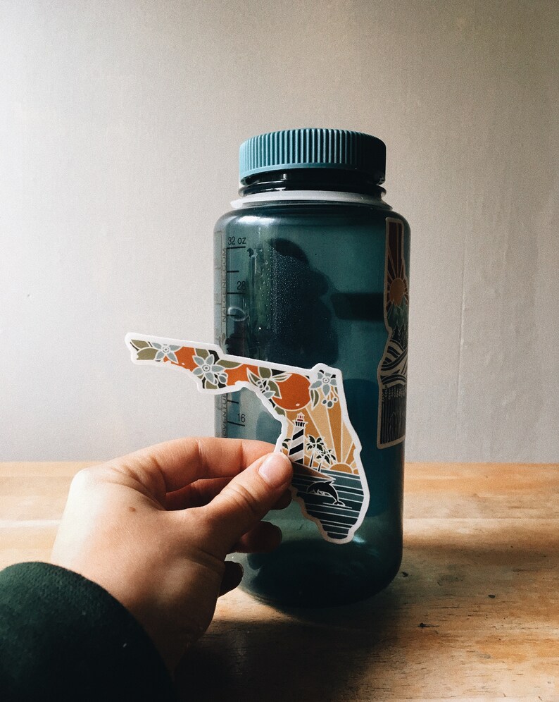 Florida Durable Sticker High Quality Bumper Sticker United - Etsy