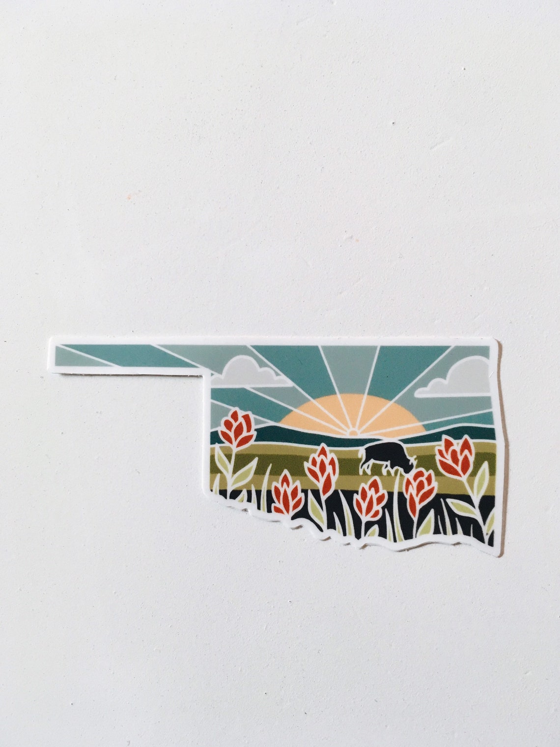 Oklahoma Durable Sticker High Quality Bumper Sticker - Etsy