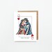 King/queen of My Heart Greeting Card Valentines Day Card - Etsy