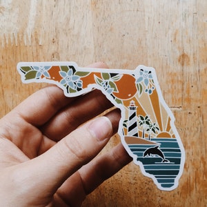 Florida Durable Sticker High Quality Bumper Sticker United - Etsy