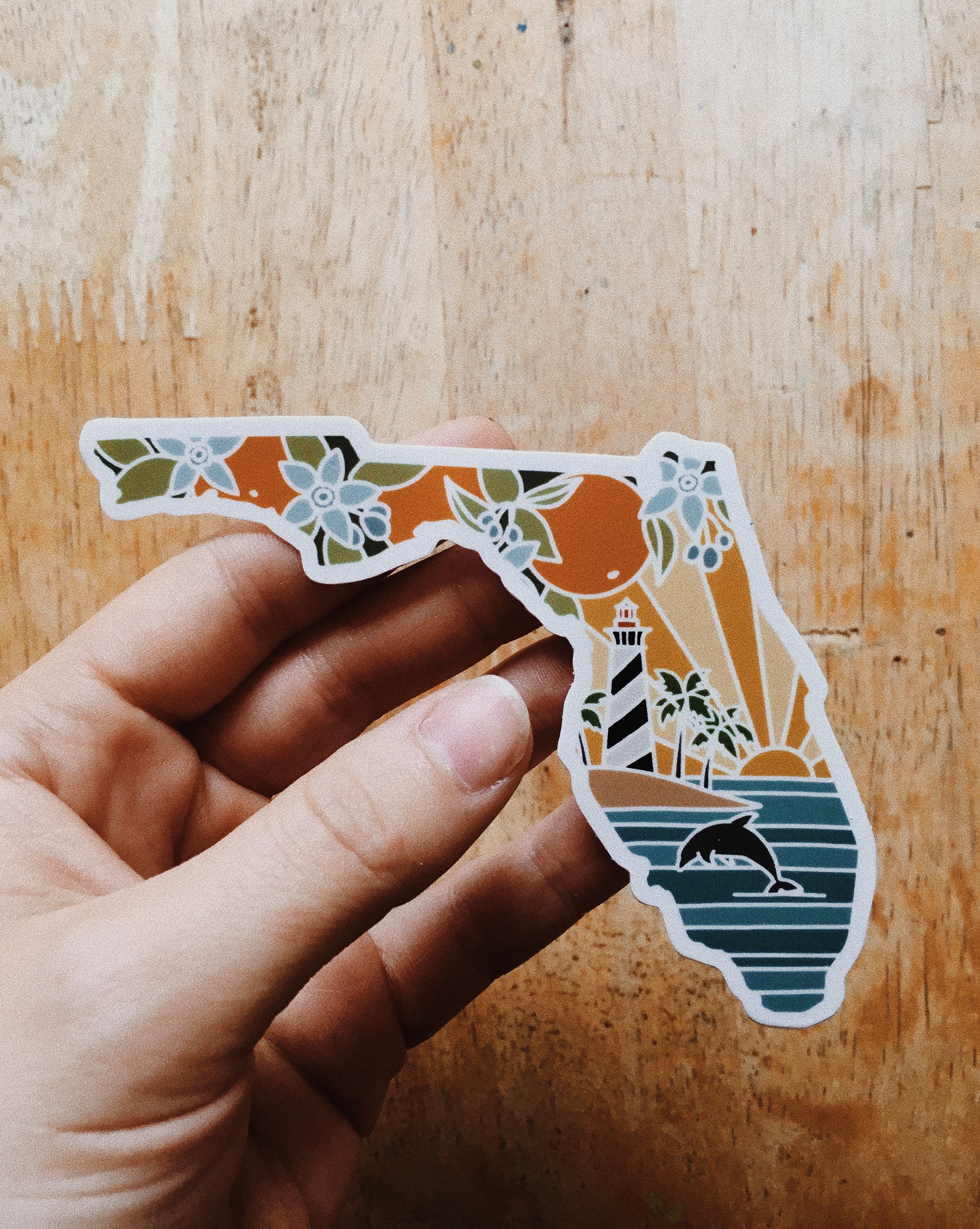 Florida Durable Sticker High Quality Bumper Sticker United - Etsy