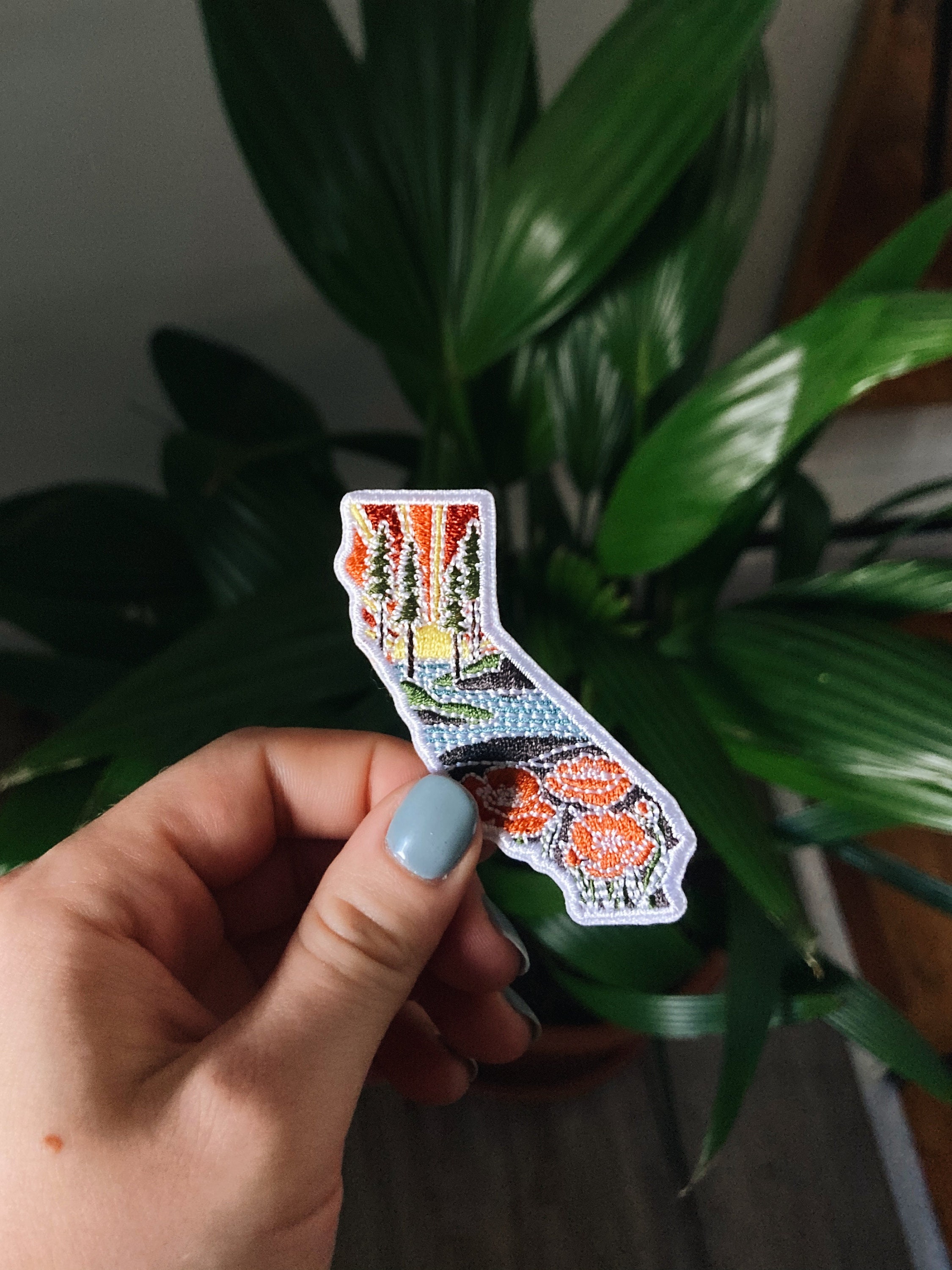 California Iron-on Patch 2.5 State Patch Embroidered - Etsy