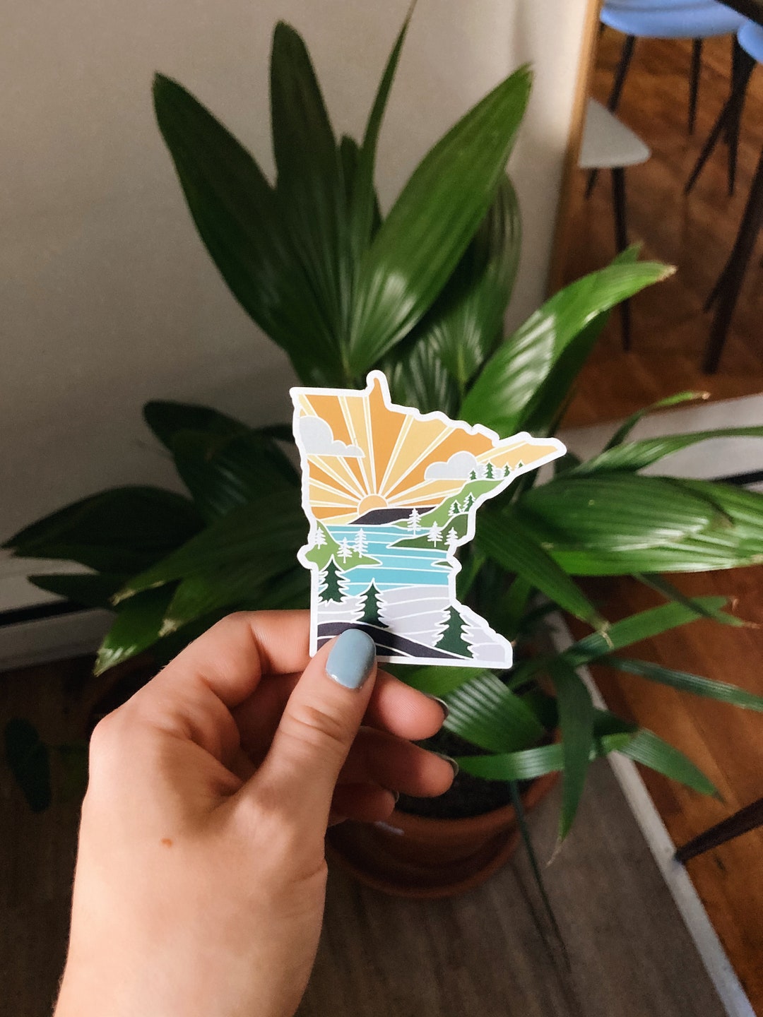 Minnesota Car Magnet | Weatherproof State Magnet | Outdoorsy Magnet ...