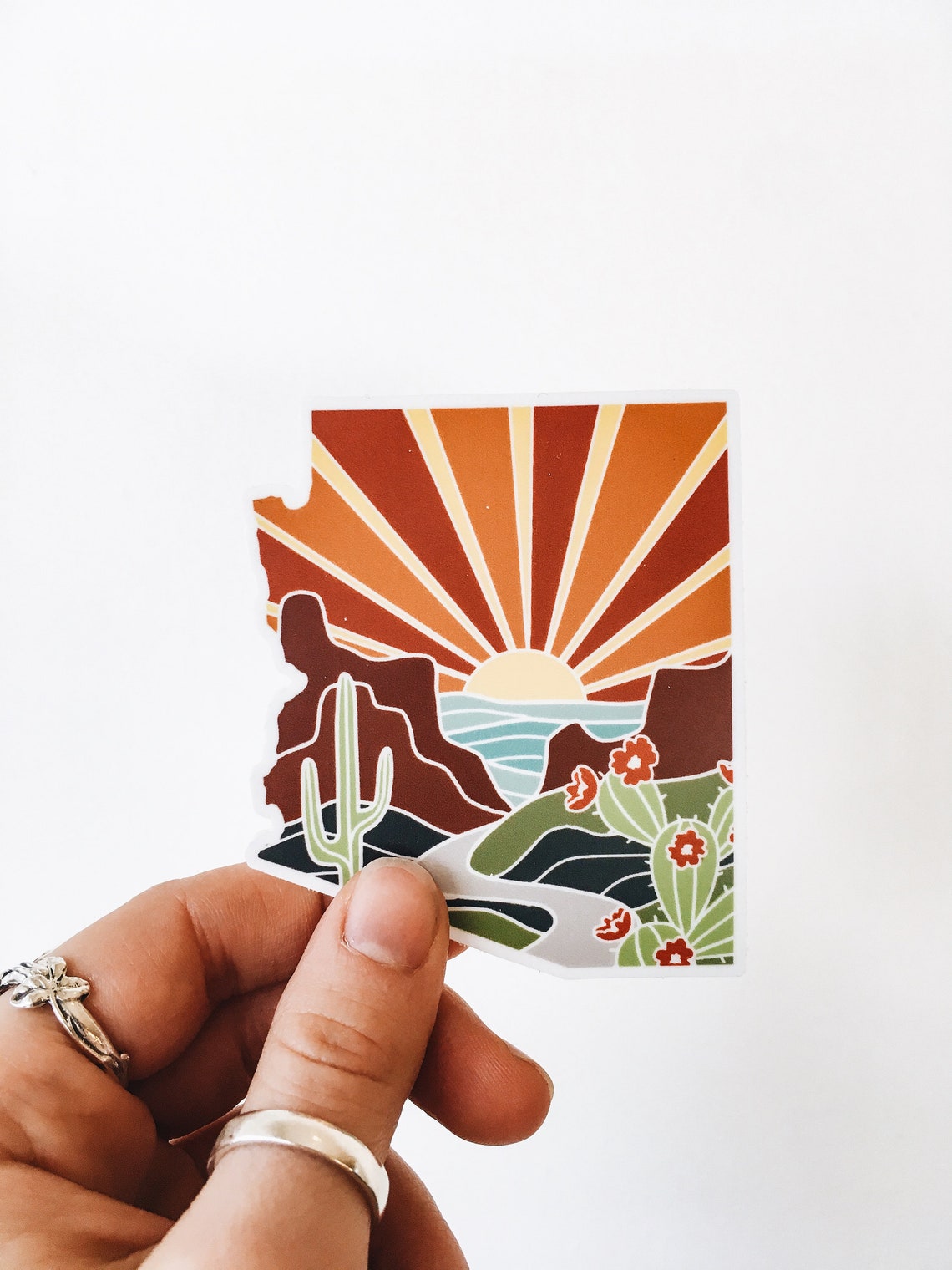 Arizona Weatherproof Sticker Durable Vinyl Decal Arizona | Etsy