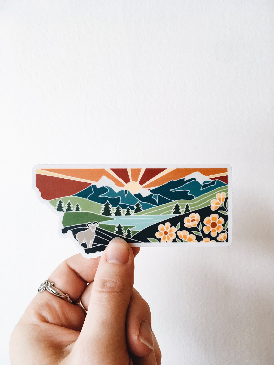 Montana Durable Sticker | High Quality Bumper Sticker | United States ...