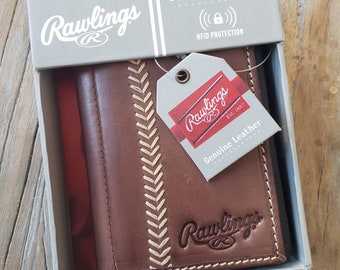 Baseball Stitch Wallet - Etsy