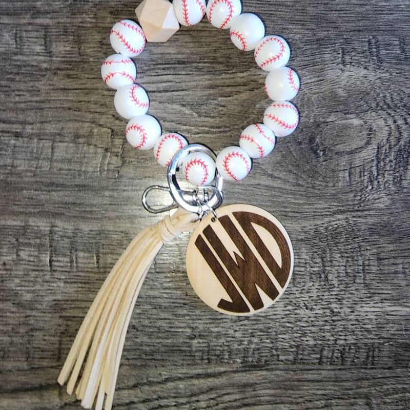 Baseball Keychain - Etsy