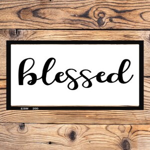 Blessed Instant PNG JPEG Digital Download Printable Art Downloadable ...
