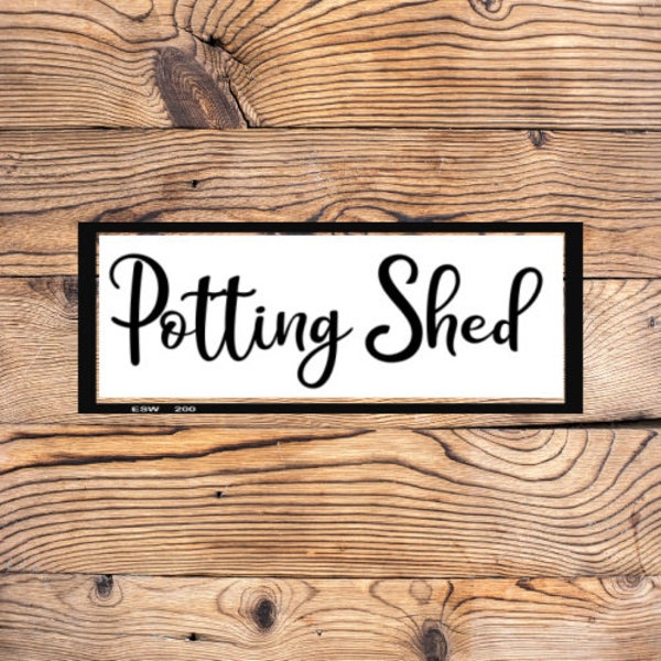 Potting Shed Sign - Etsy