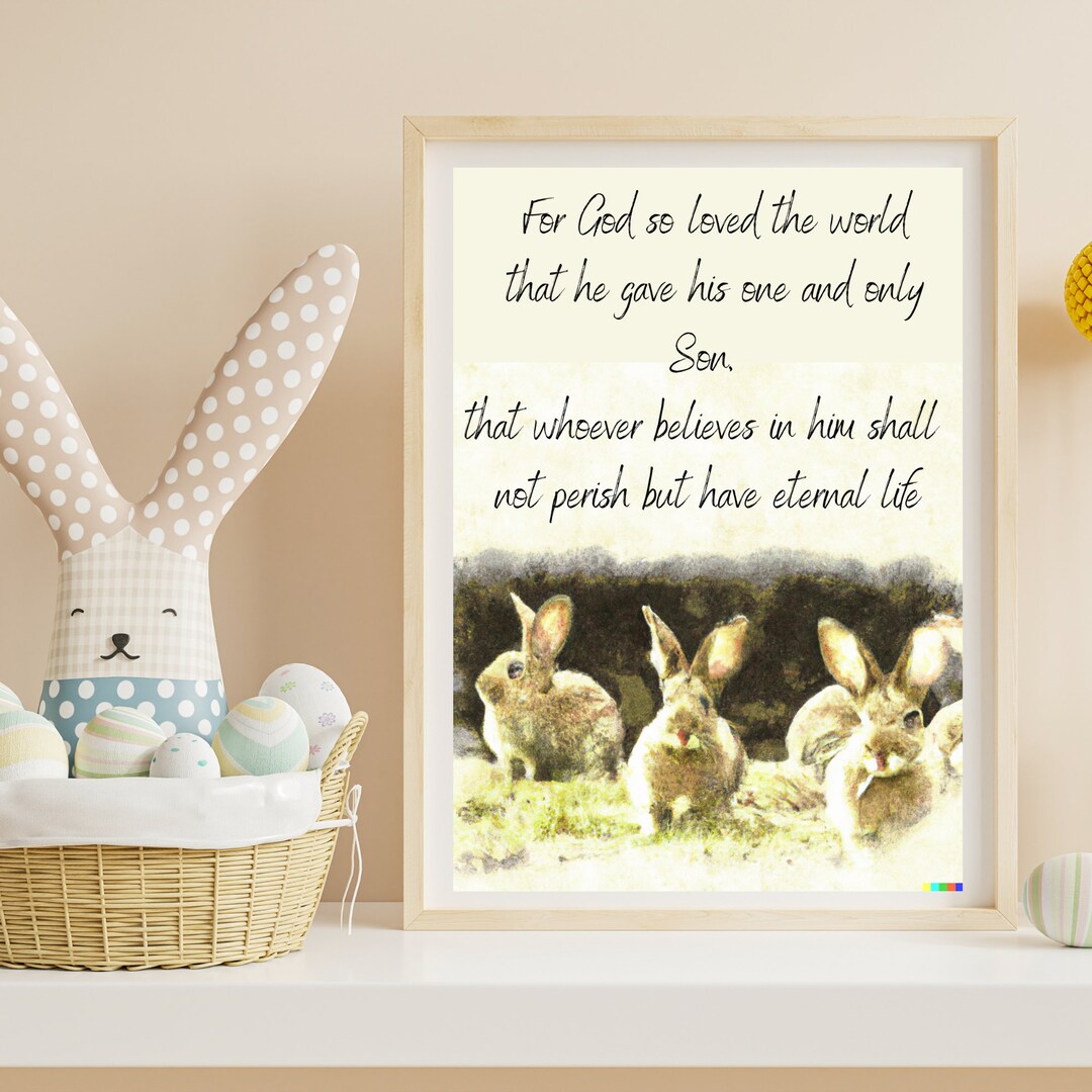 Easter Bunny Quote Instant Download - PNG/JPEG/SVG Easter Printable Art ...
