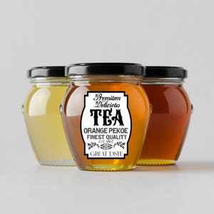 Antique Tea Label Instant PNG JPEG Digital Download Printable Art ...