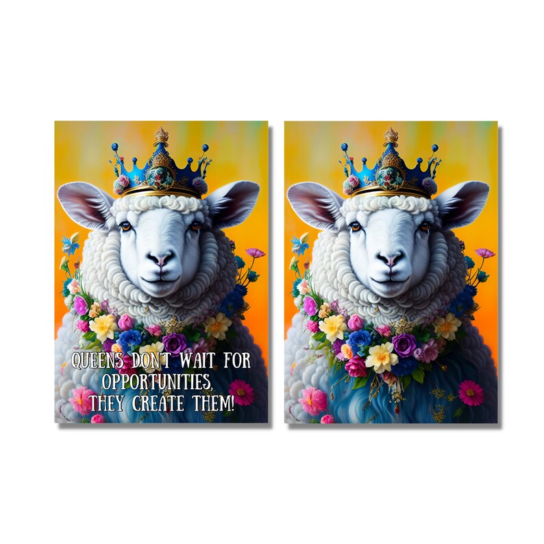 Spring Sheep Queen Instant Download PNG/JPEG/SVG Easter - Etsy