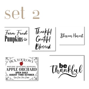 30+ Fall Farmhouse Printable Bundle | Autumn Wall Quotes PNG | Rustic ...