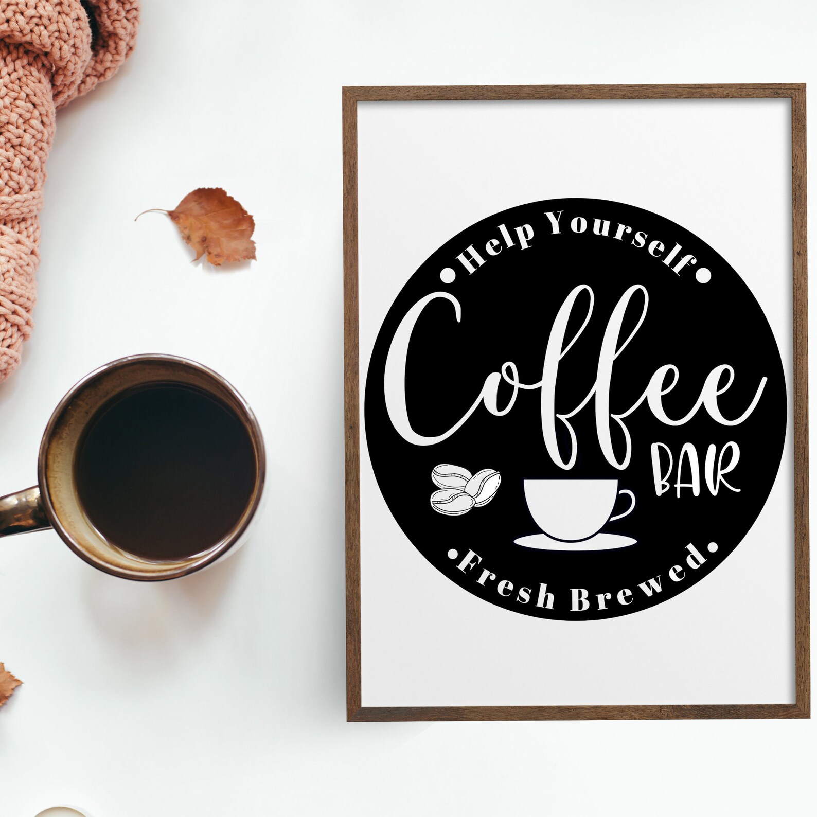 Coffee Bar Printable Graphic PNG JPEG Digital Download - Etsy