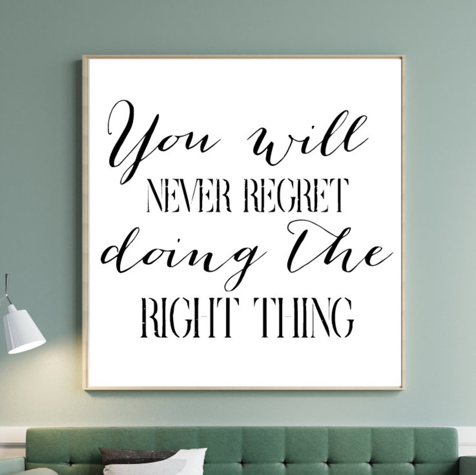 Never Regret Printable | Motivational Quote Art (digital Download) - Etsy