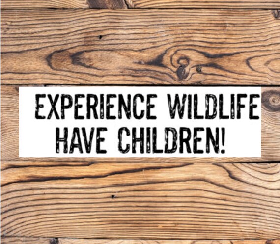 Children Wildlife Sign PNG JPEG Digital Download Printable Art | Etsy