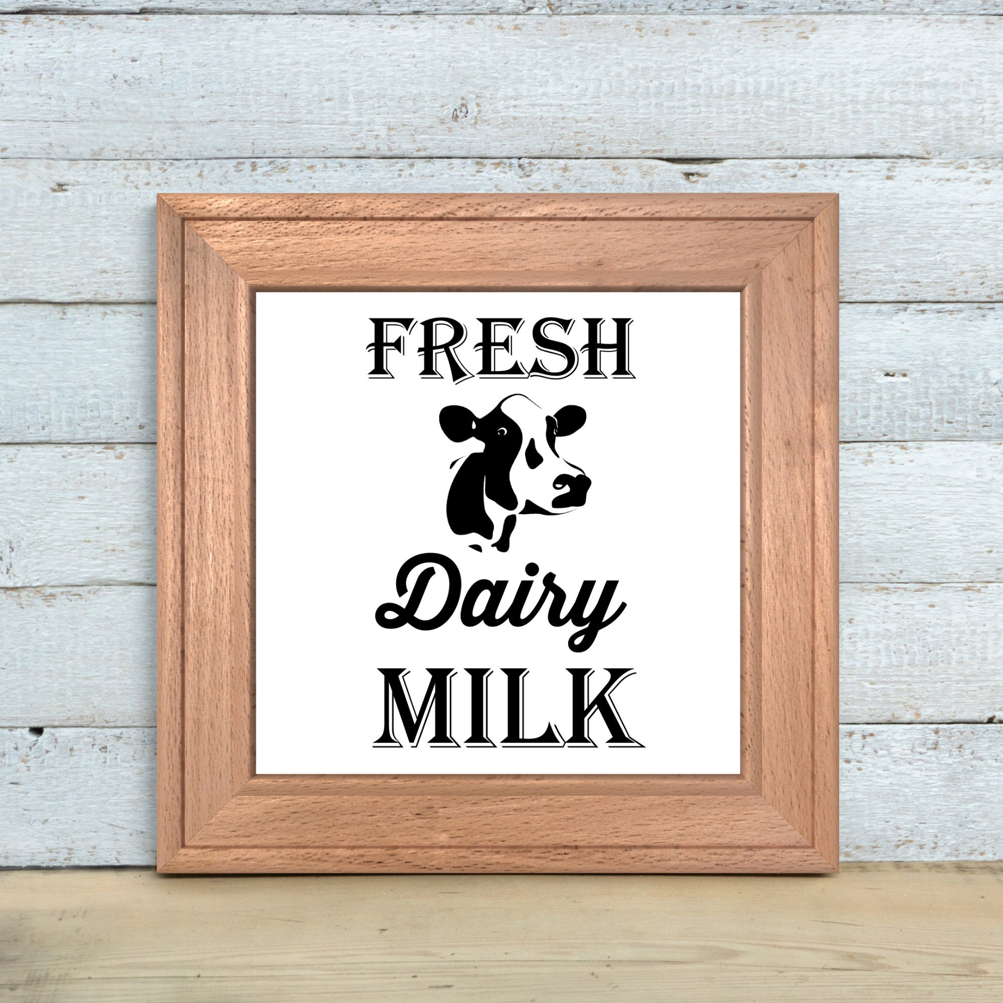 Fresh Milk Dairy Farmhouse Printable Downloadable Graphic - Etsy Canada