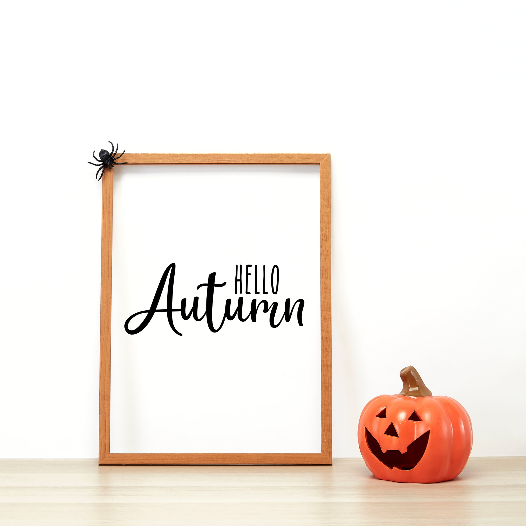 Hello Autumn Printable Wall Art | Fall Quote Print | Instant Digital ...