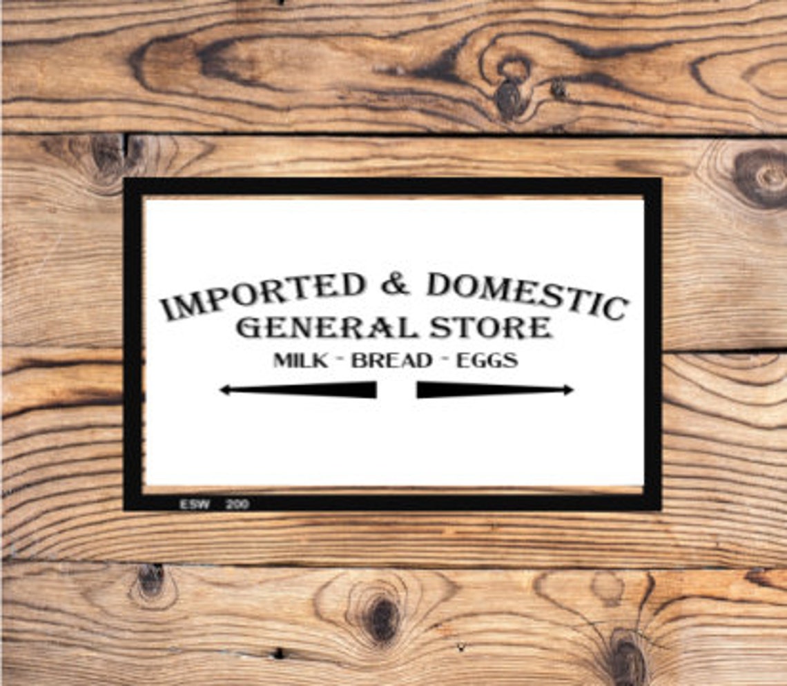 Kitchen General Store Instant PNG JPEG Digital Download | Etsy