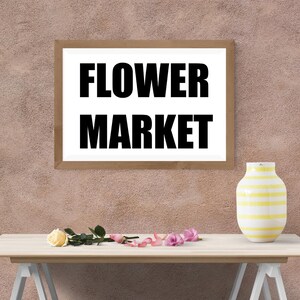 Flower Market Instant PNG JPEG Digital Download Printable Art ...
