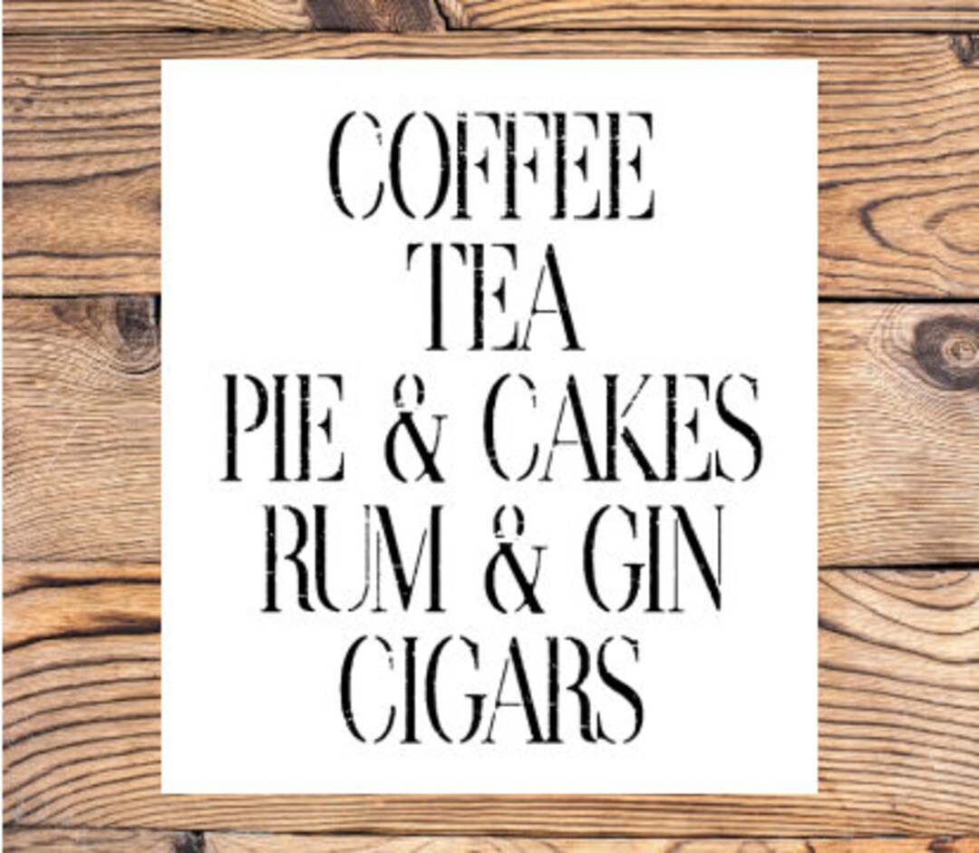 Gin Rum Sign Crafter Instant PNG JPEG Digital Download Printable Art ...