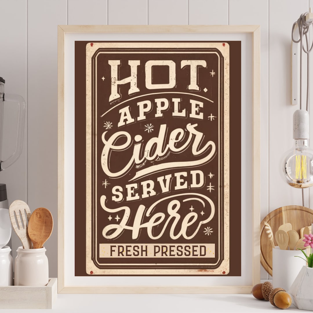 Hot Apple Cider Fall Inspired Instant Digital Download - PNG, JPEG, SVG ...