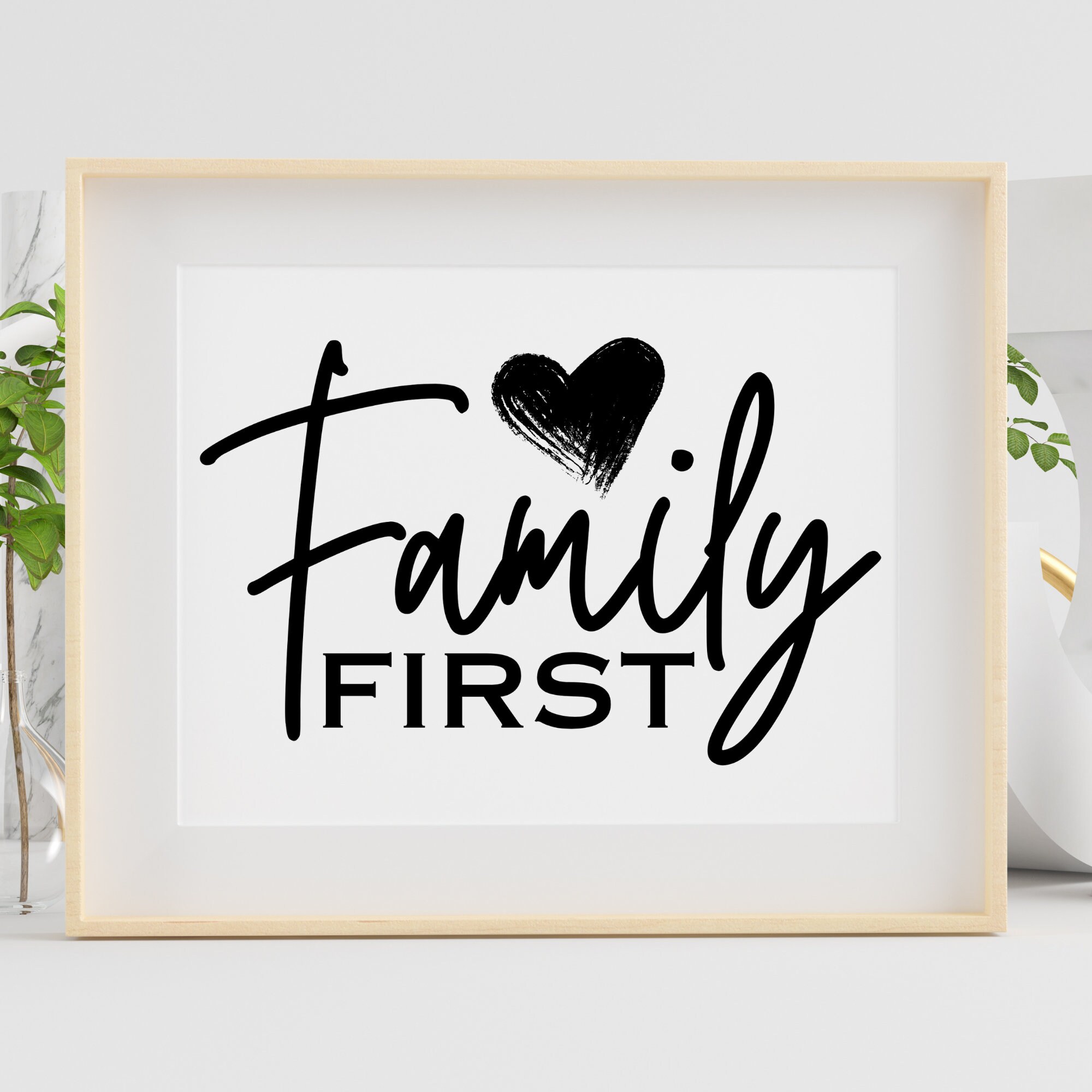 Family First Ornament Sayings - Instant Digital Download, Printable Art ...