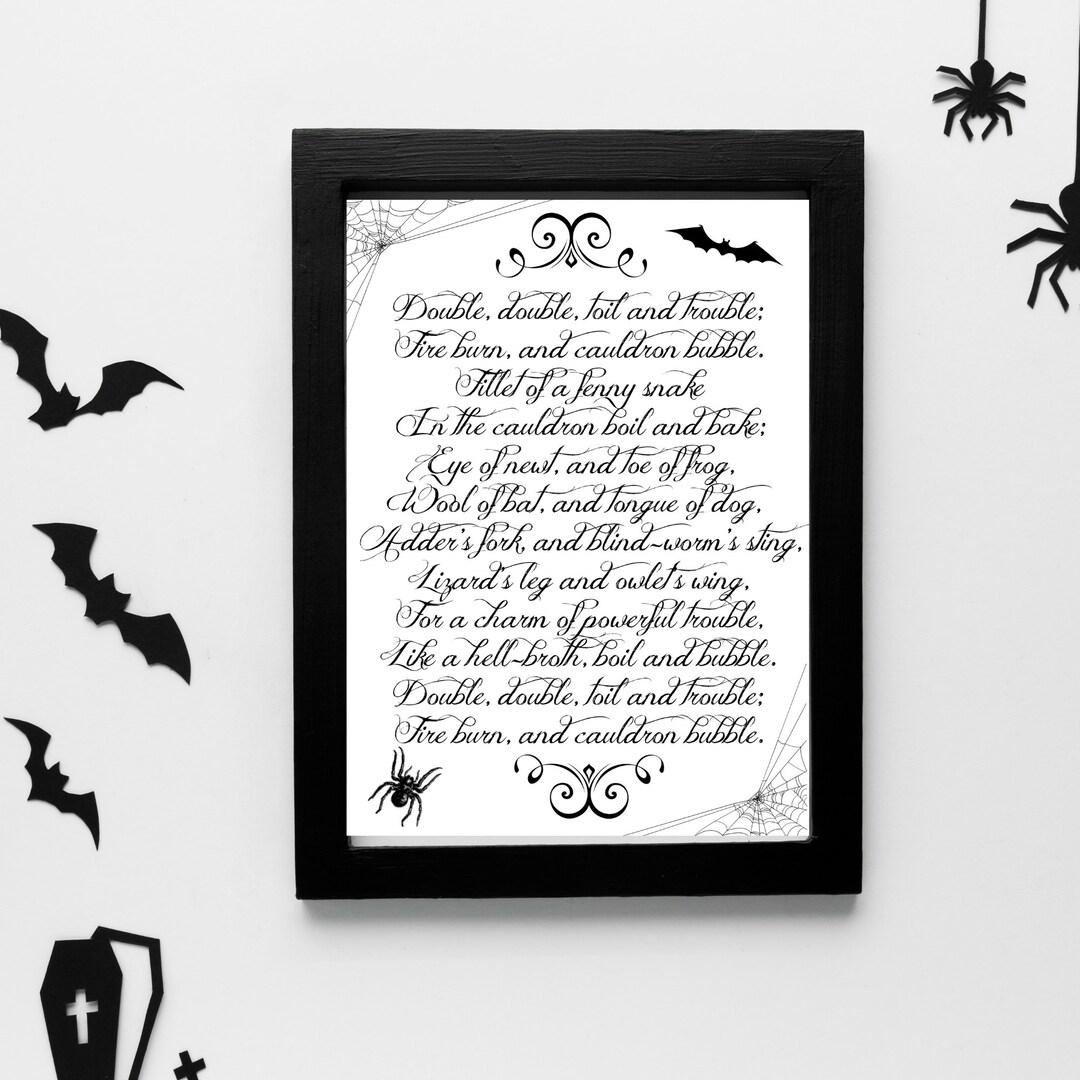 Witches Spell Printable Graphic PNG JPEG Digital Download Printable ...
