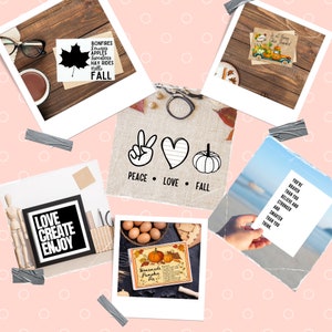 Fall Farmhouse Printable Bundle | Autumn Graphics (digital Download) - Etsy