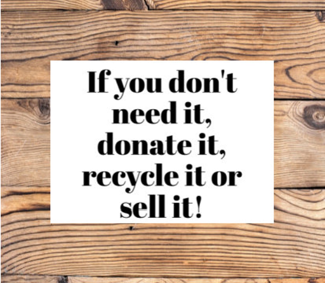 Donate Recycle Sell Instant PNG JPEG Digital Download - Etsy