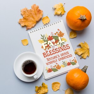 Fall Blessings Wall Decor - Instant Download PNG/JPEG - Printable Art ...