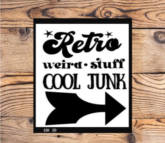 Cool Junk Wall Art Boho Wall Decor Wall Art Prints Retro | Etsy