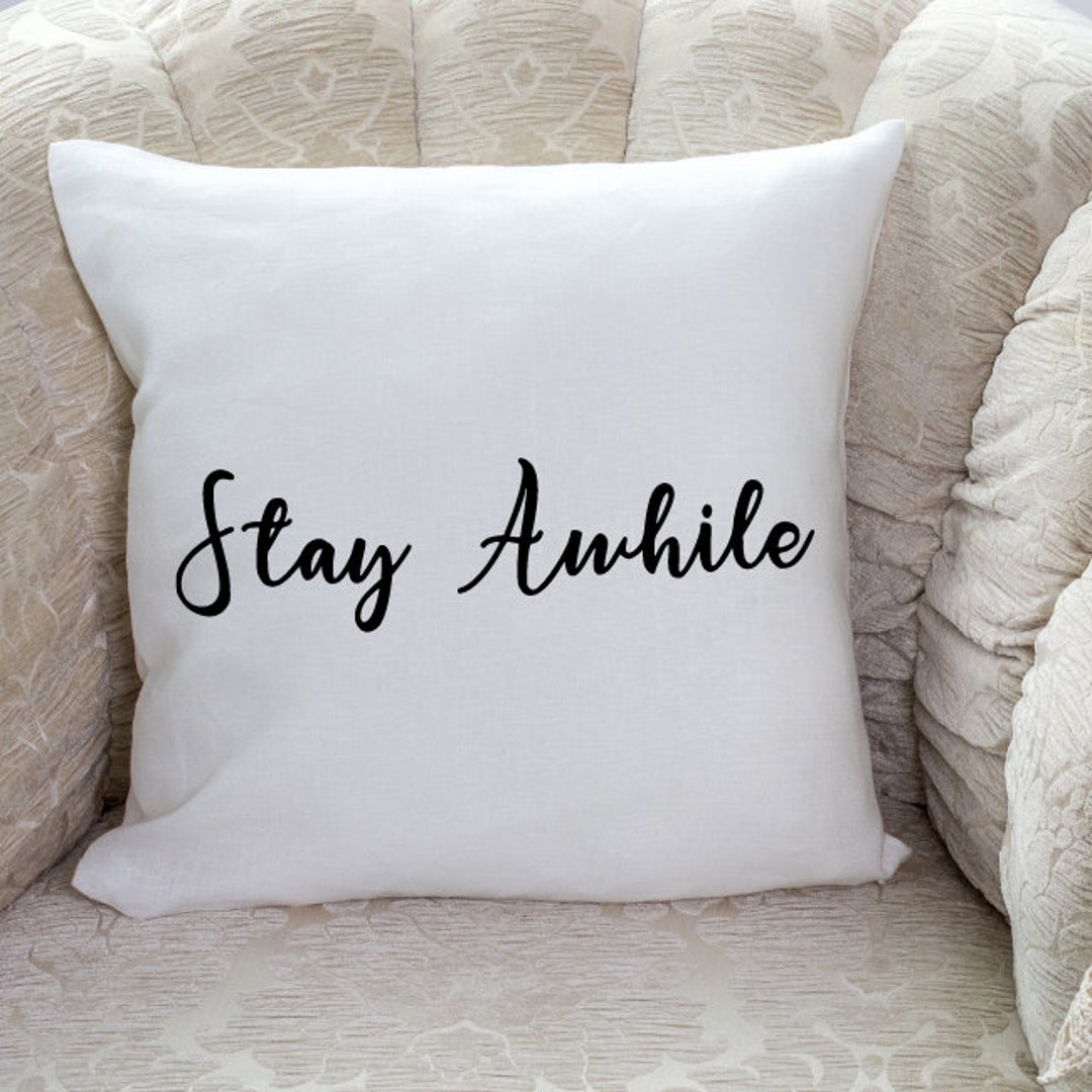 Stay Awhile PNG JPEG SVG Digital Download Printable Art Graphic Wall ...