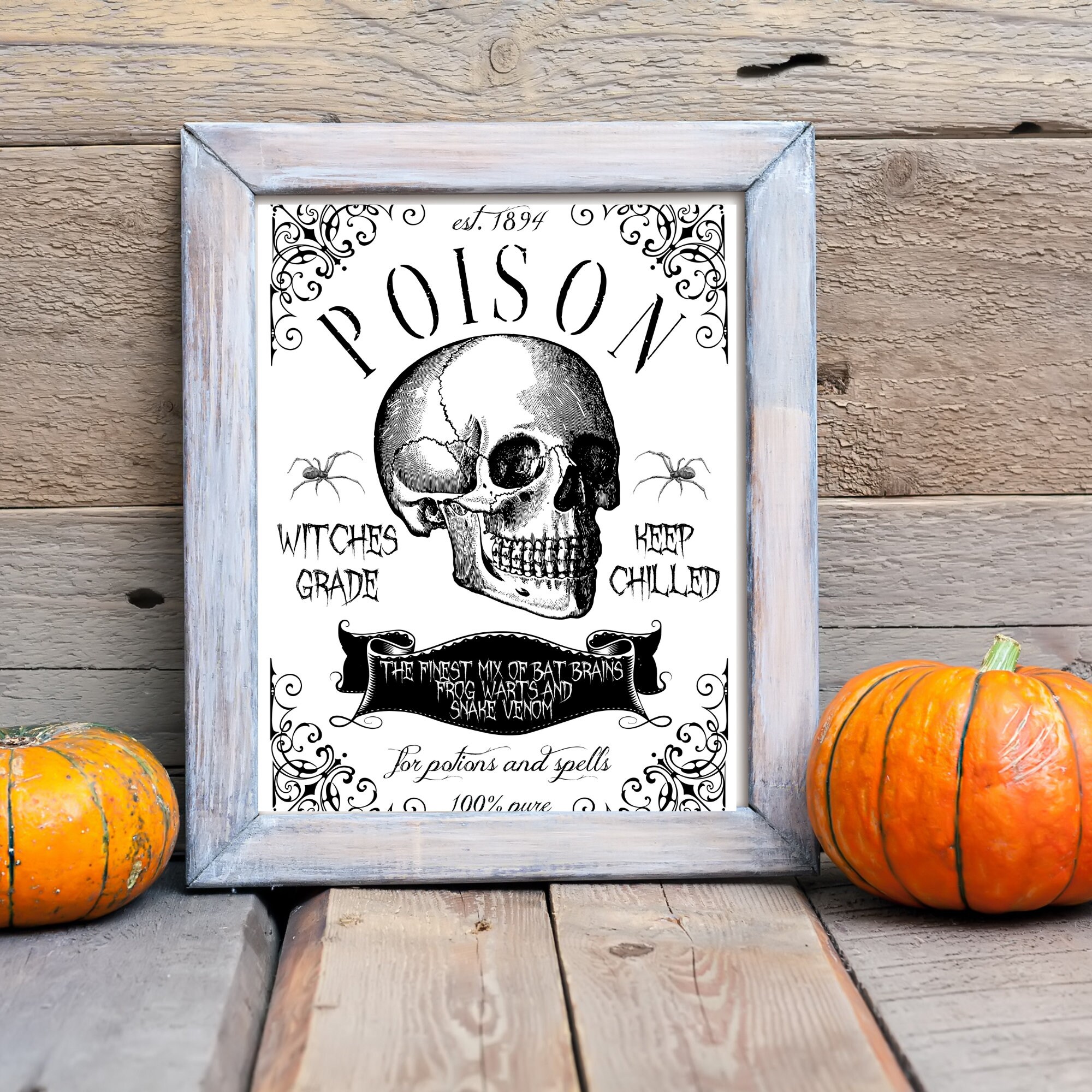 Halloween Witches Poison Printable Downloadable graphic Instant PNG ...